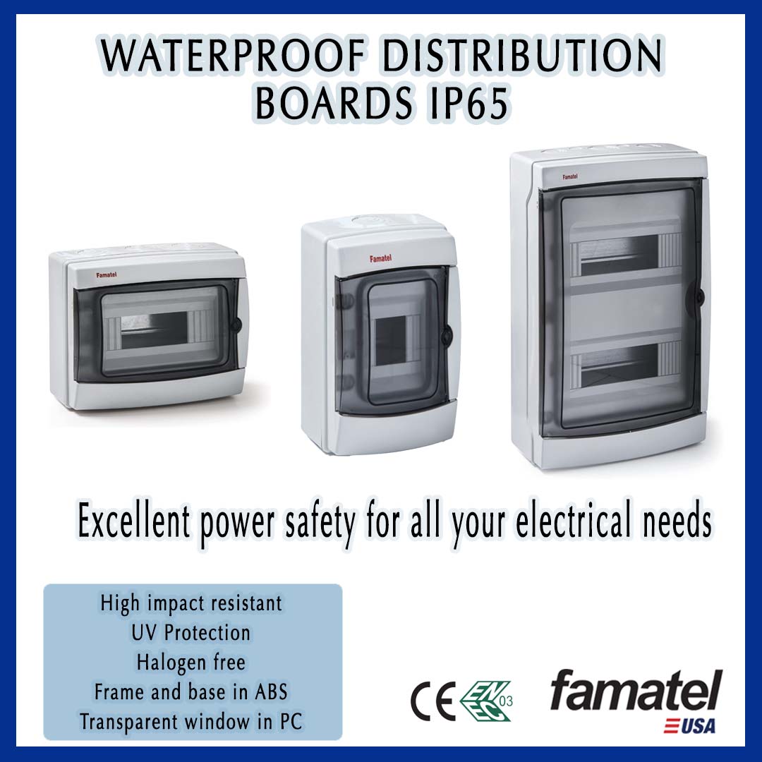 Waterproof distribution boards IP65 - Waterproof distribution boards IP65